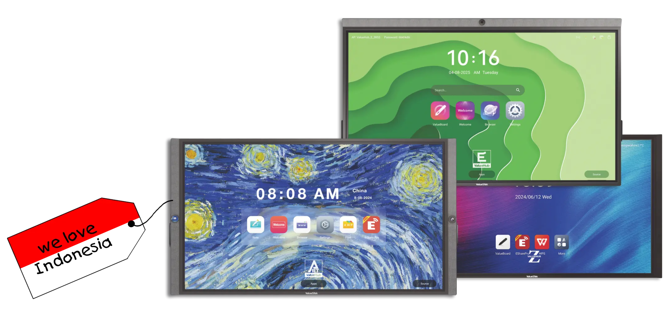Panel Datar Interaktif | Interactive Flat Panel | ValueSTek